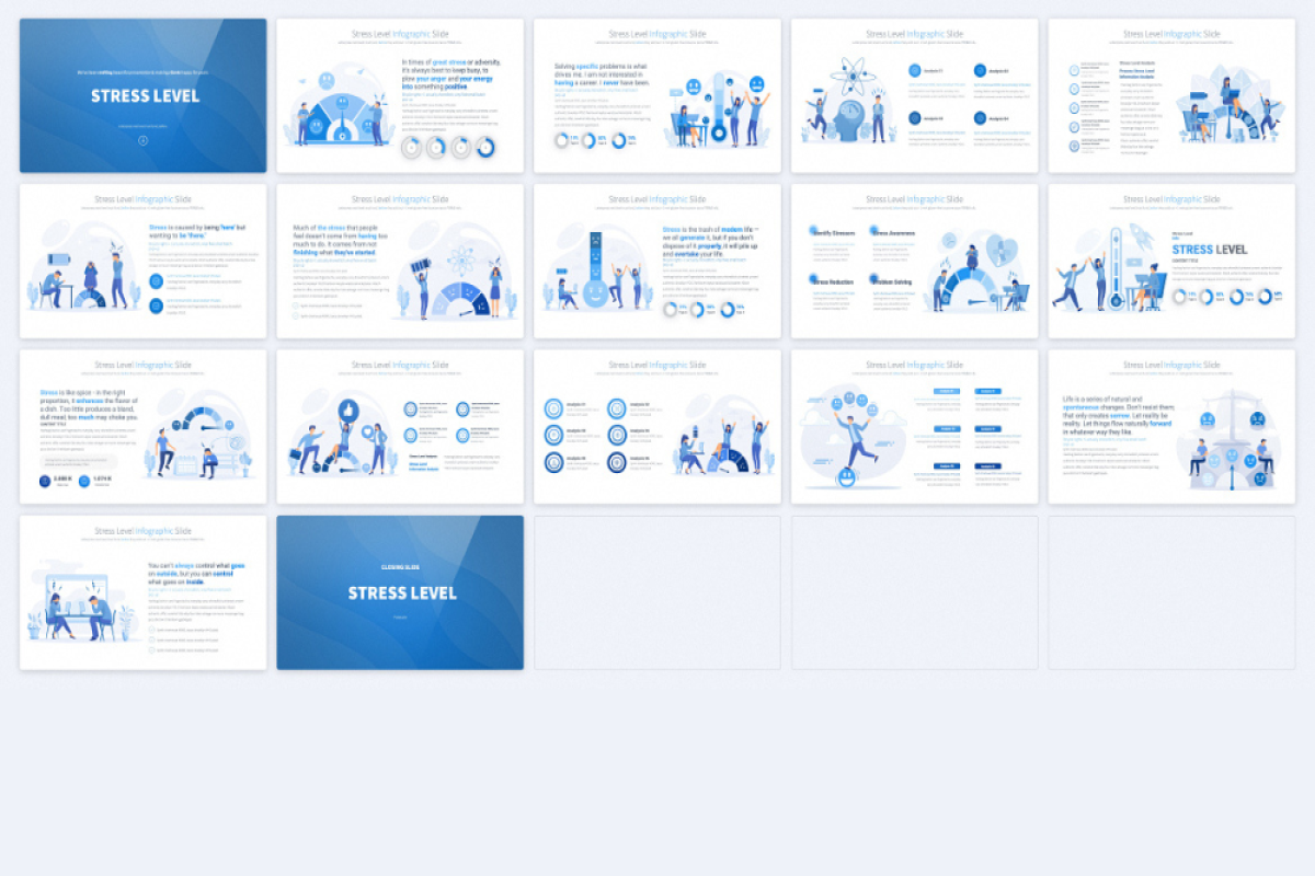 Stress Level Powerpoint Template Nulivo Market